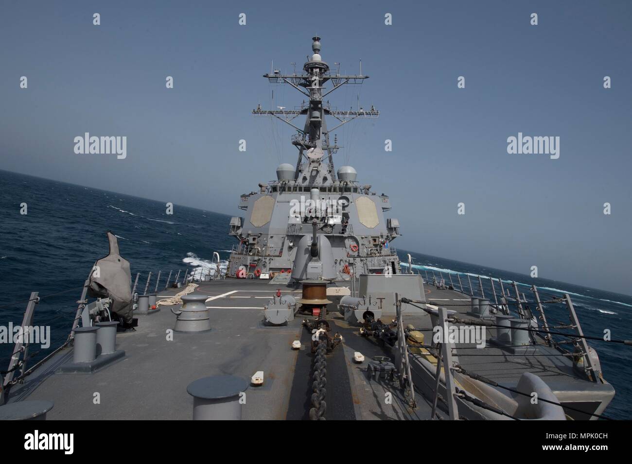 USS Carney (DDG 64), an Arleigh Burke-class guided-missile destroyer ...