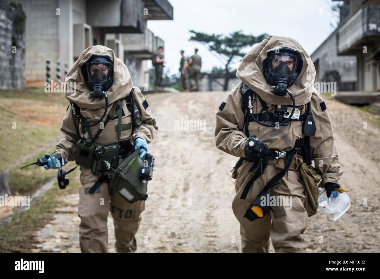 U.S. Marine Corps Lance Cpl. Mellisa Leathery, Recon Team member, left ...
