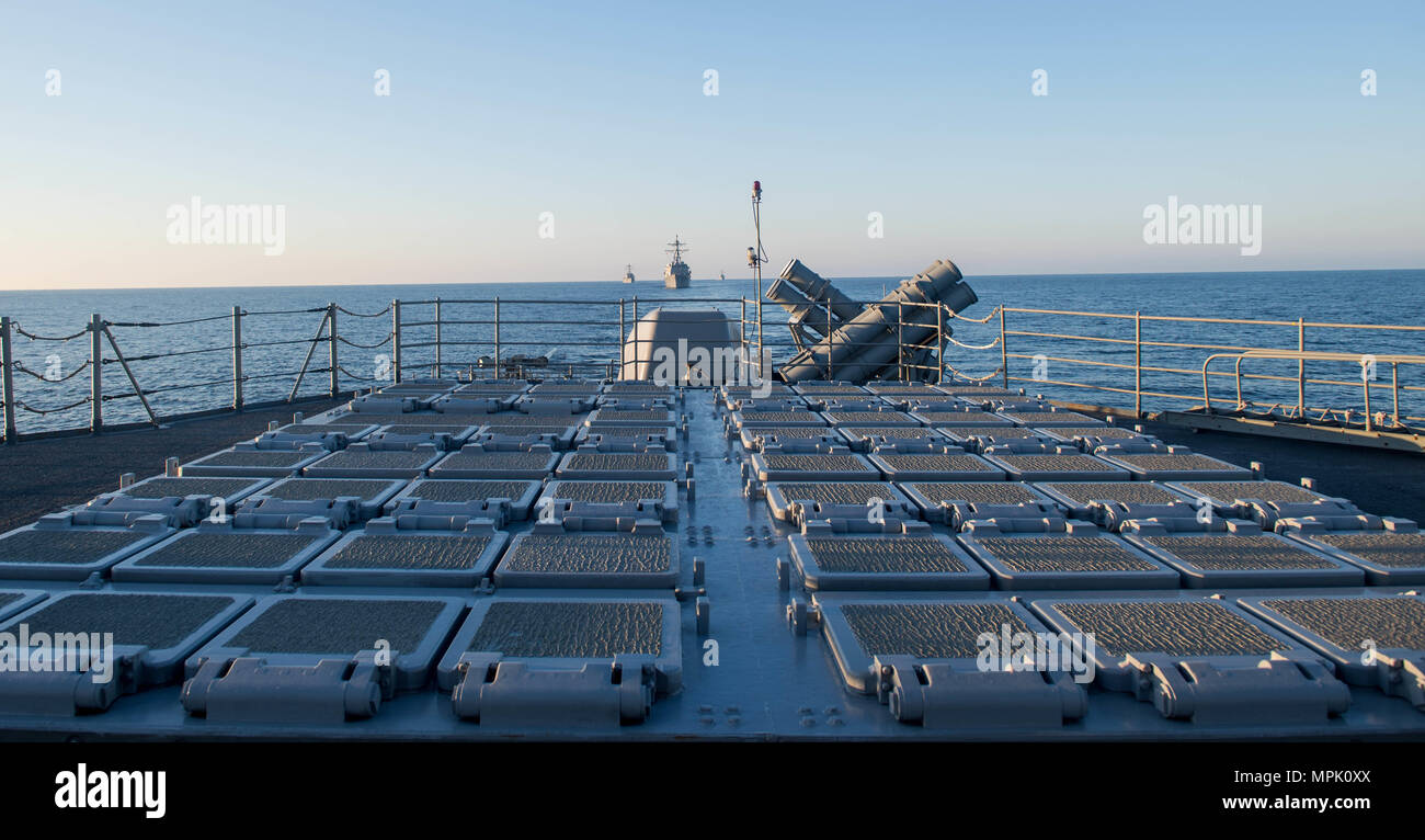 170319-N-VR594-028 PACIFIC OCEAN (March 19, 2017) The guided-missile ...