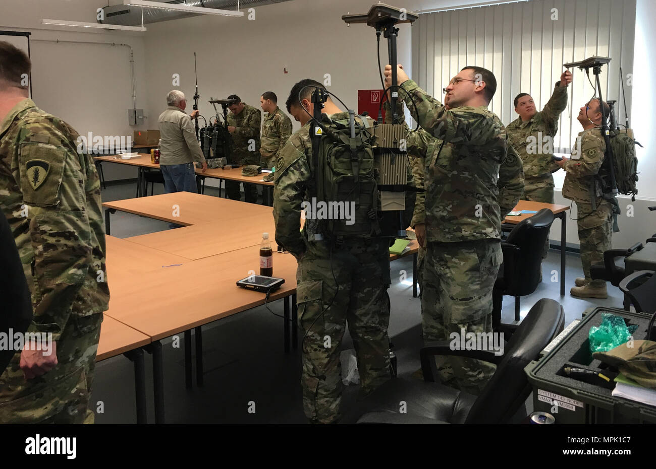 Soldiers with the 2d Cavalry Regiment train on the VMAX and VROD ...