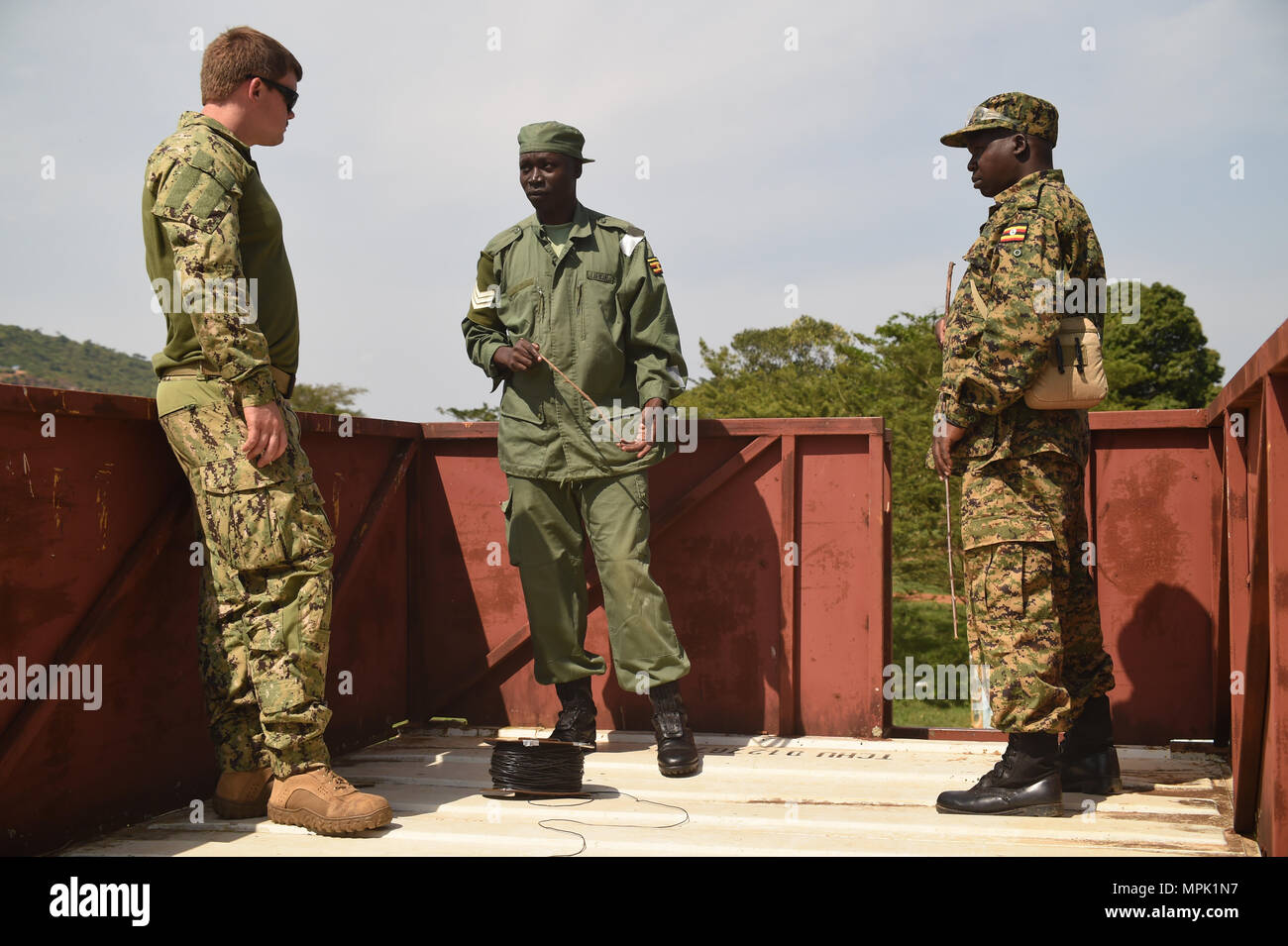 U.S. Navy Explosive Ordnance Disposal Technician 2nd Class Brad Brown ...