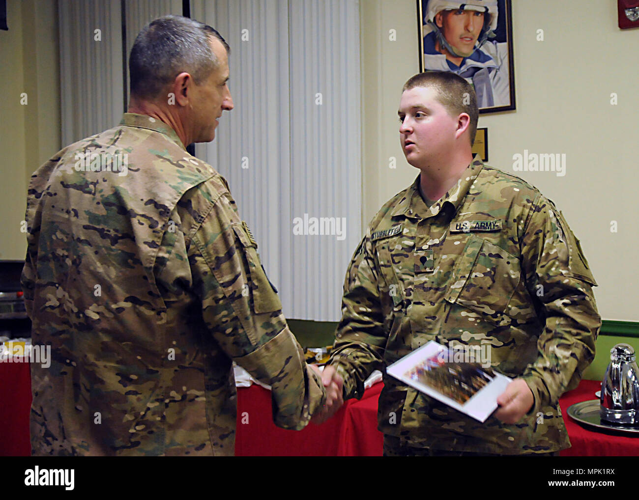 Maj. Gen. William Hickman (left), deputy commanding general for U.S ...