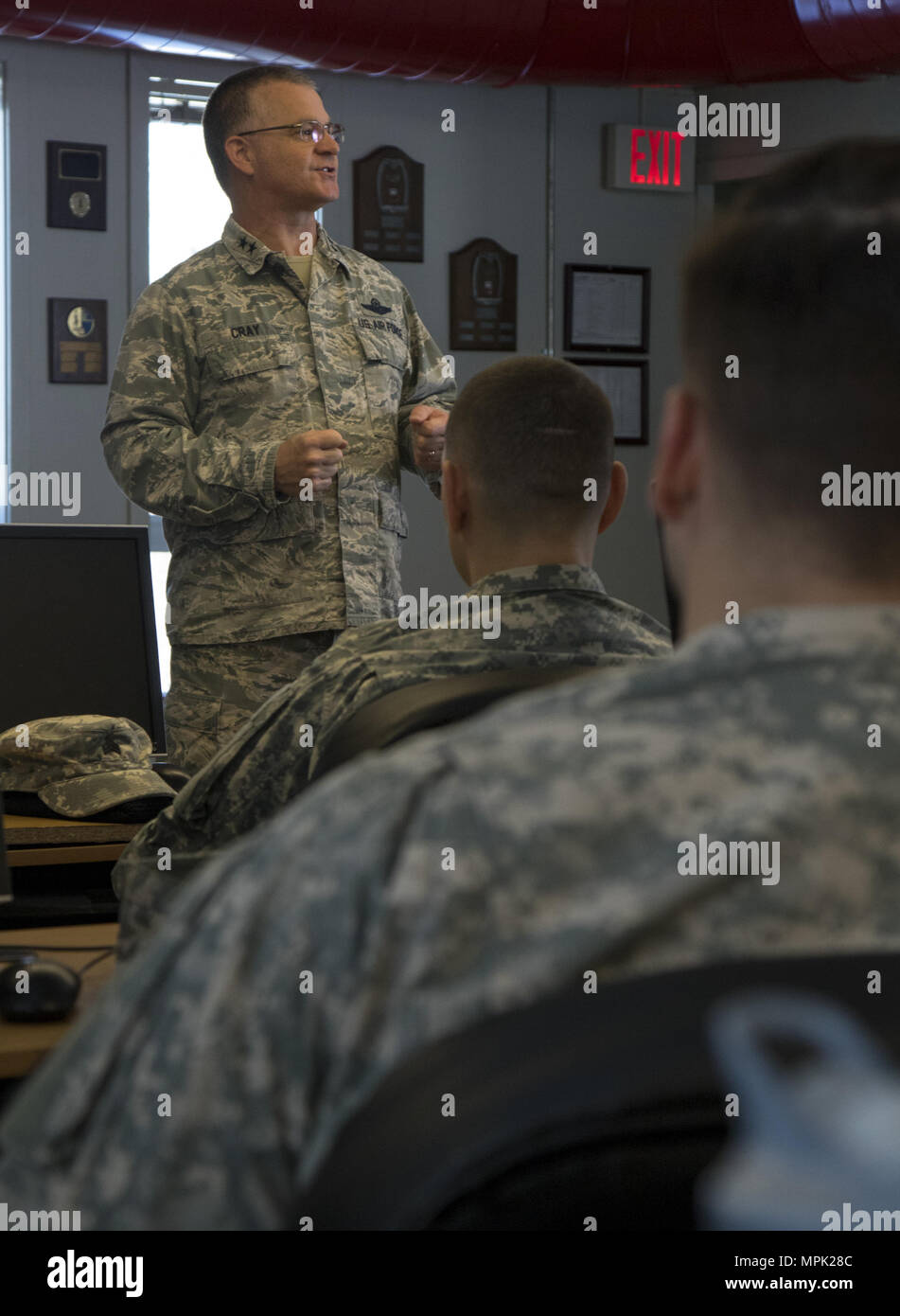 U.S. Air Force Maj. Gen. Steven Cray, adjutant general, Vermont ...