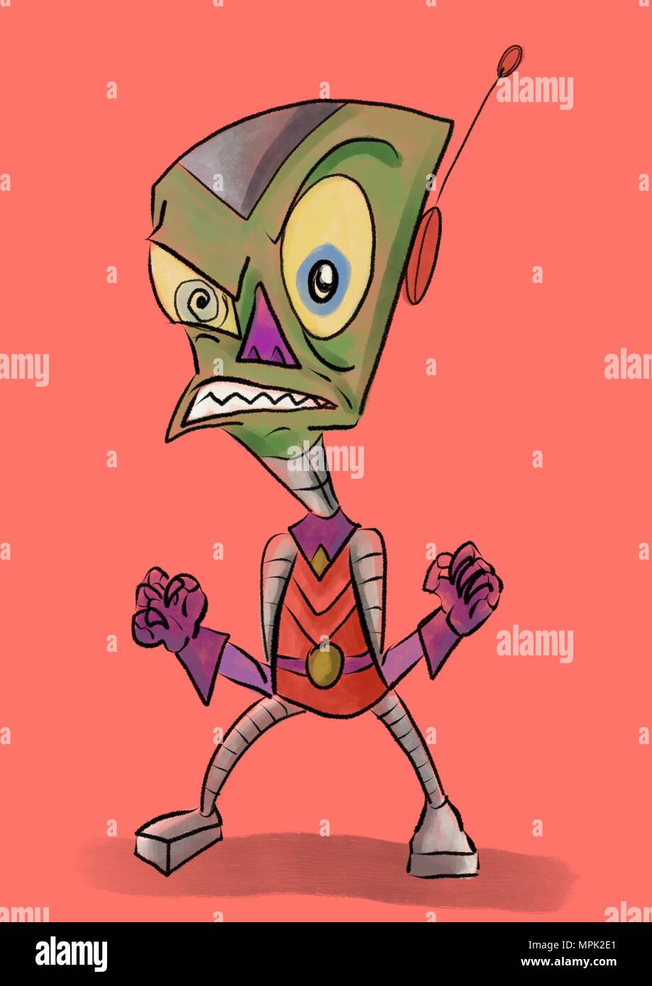 Invader zim hi-res stock photography and images - Alamy