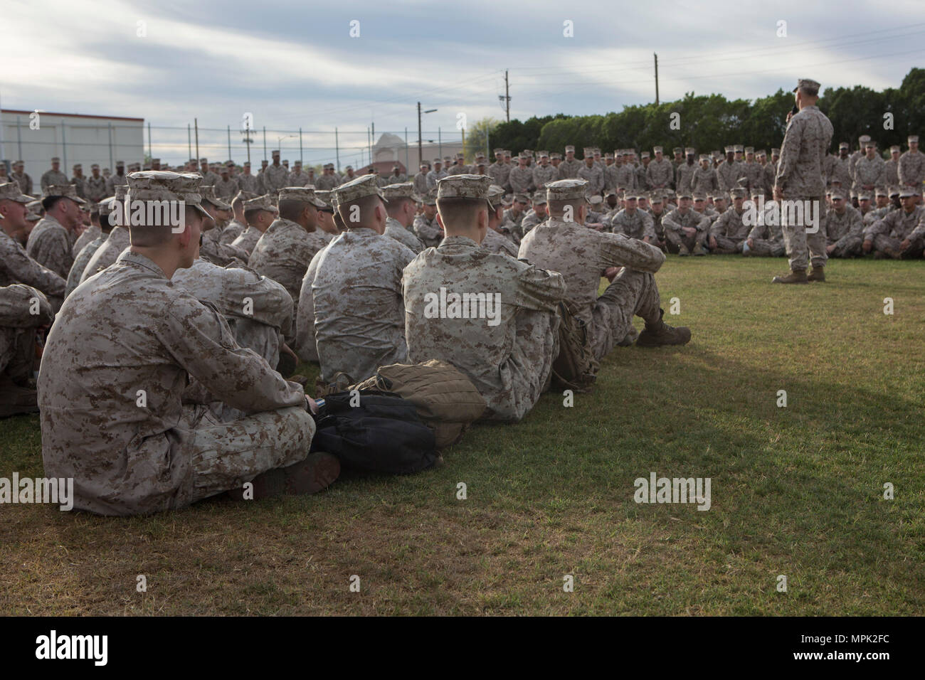 U.S. Marine Corps Col. James B. Wellons, commanding officer of Marine ...