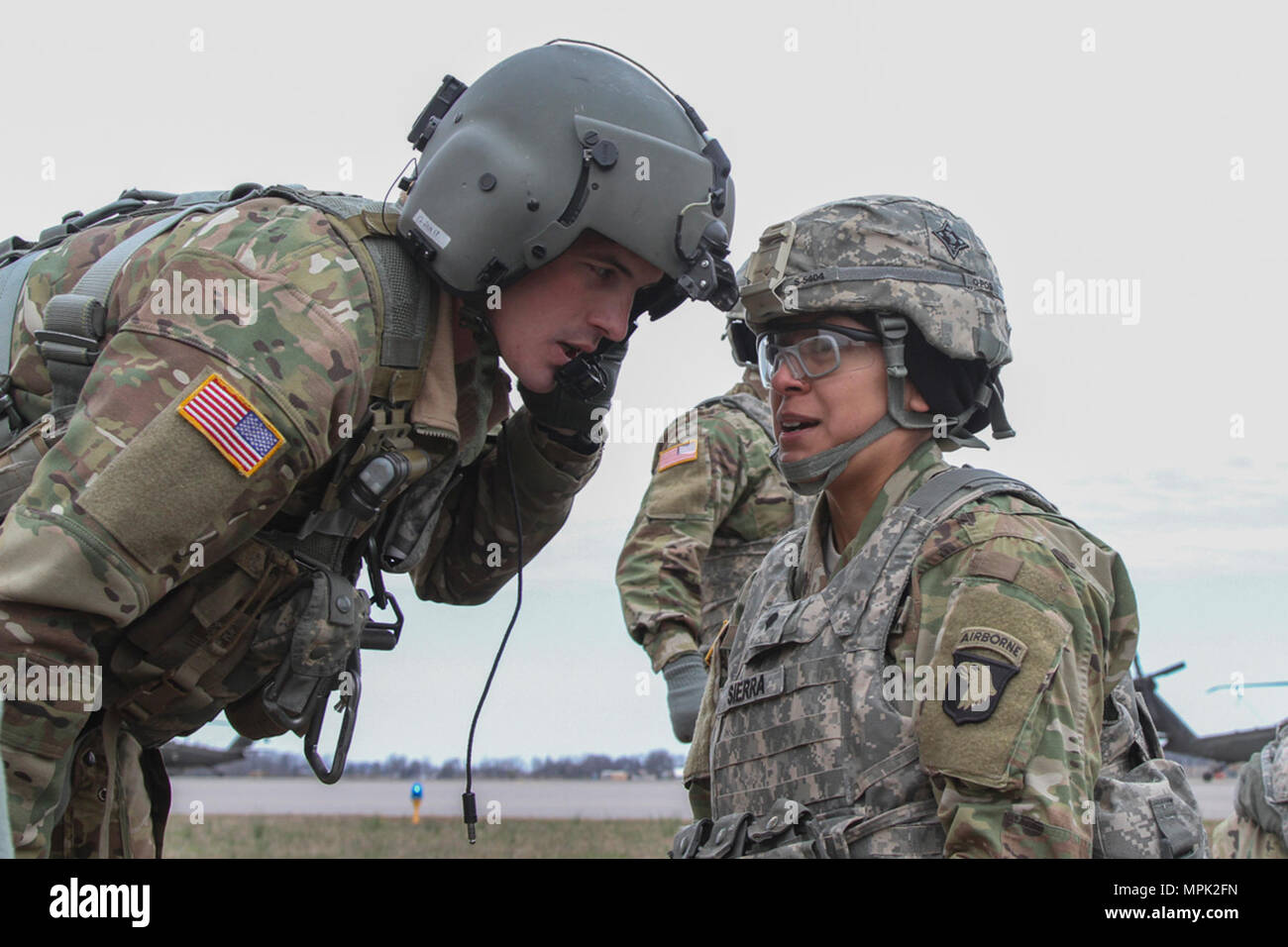 Spc. Janet Sierra (right), a cable systems installer-maintainer with ...