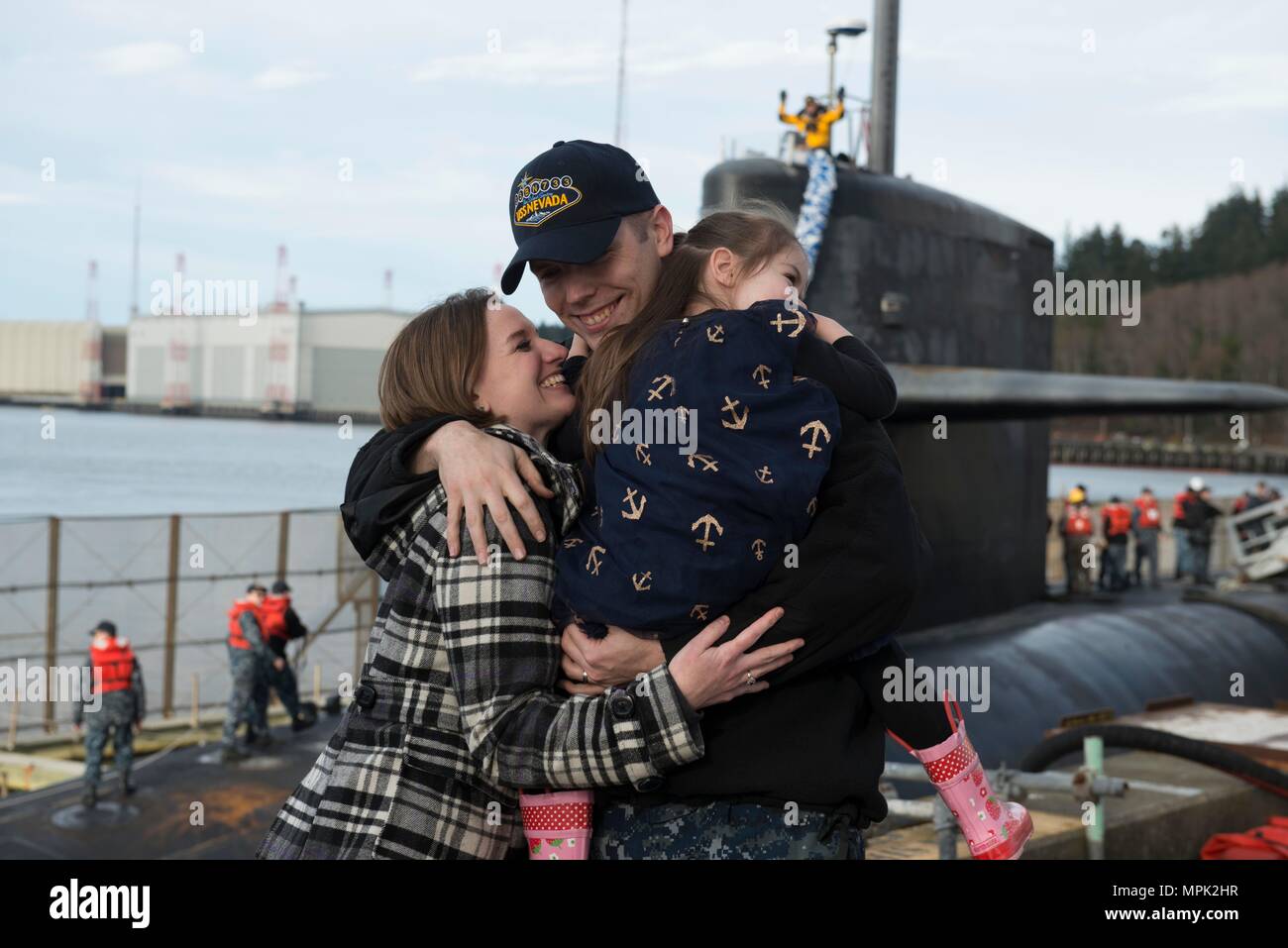BANGOR, Wash. (March 21, 2017) Chief Logistics Specialist Kyle Bryant ...