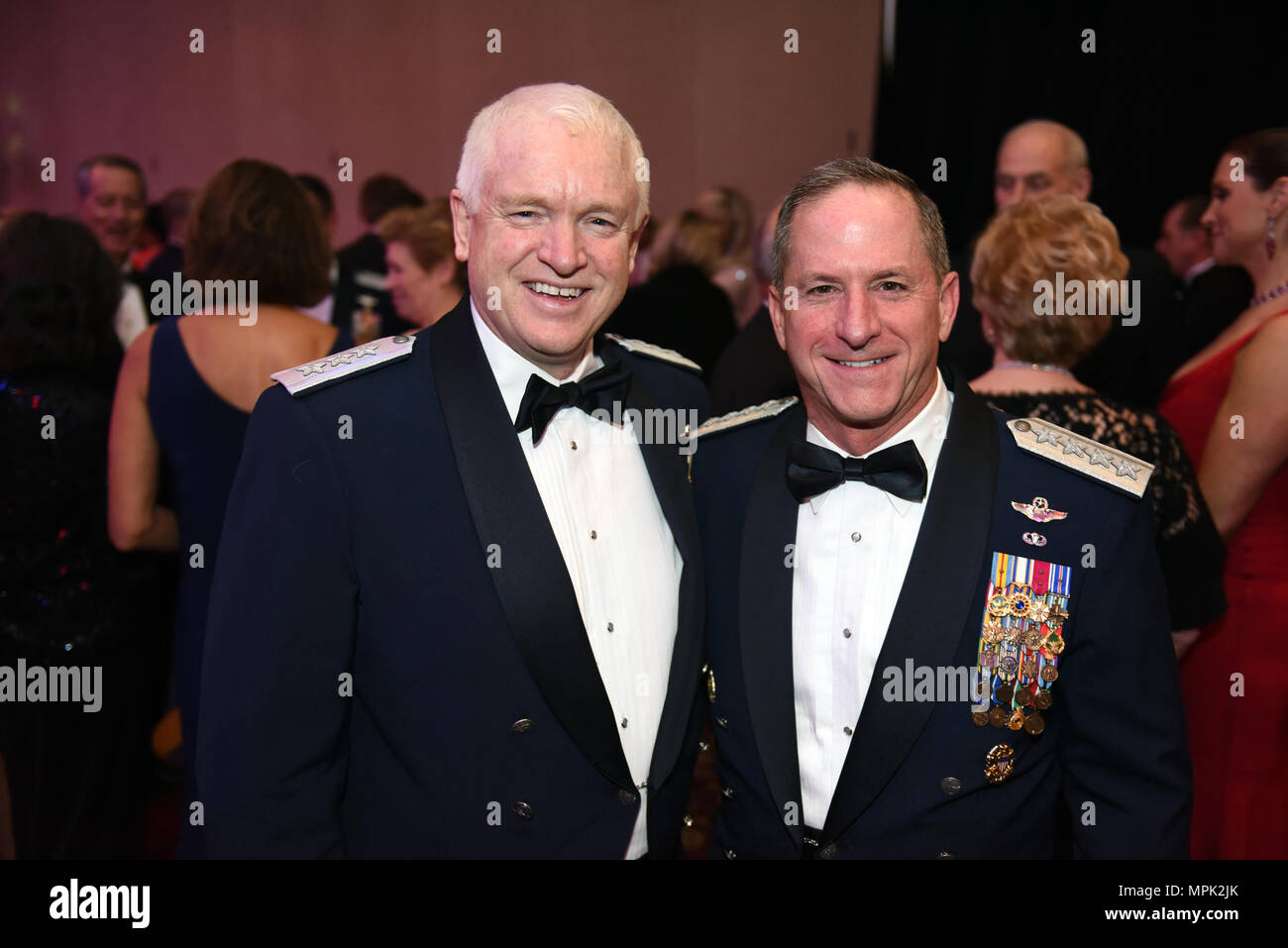 Air Force Gen. David Goldfein, right, chief of staff of the Air Force ...