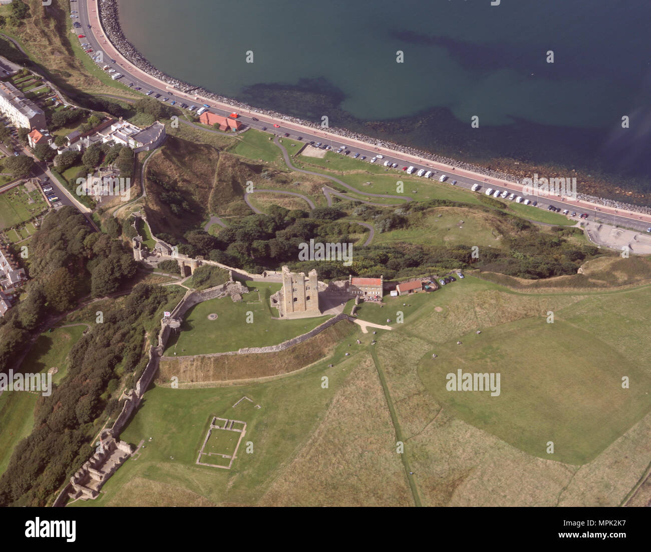 Castle keep aerial hi-res stock photography and images - Alamy