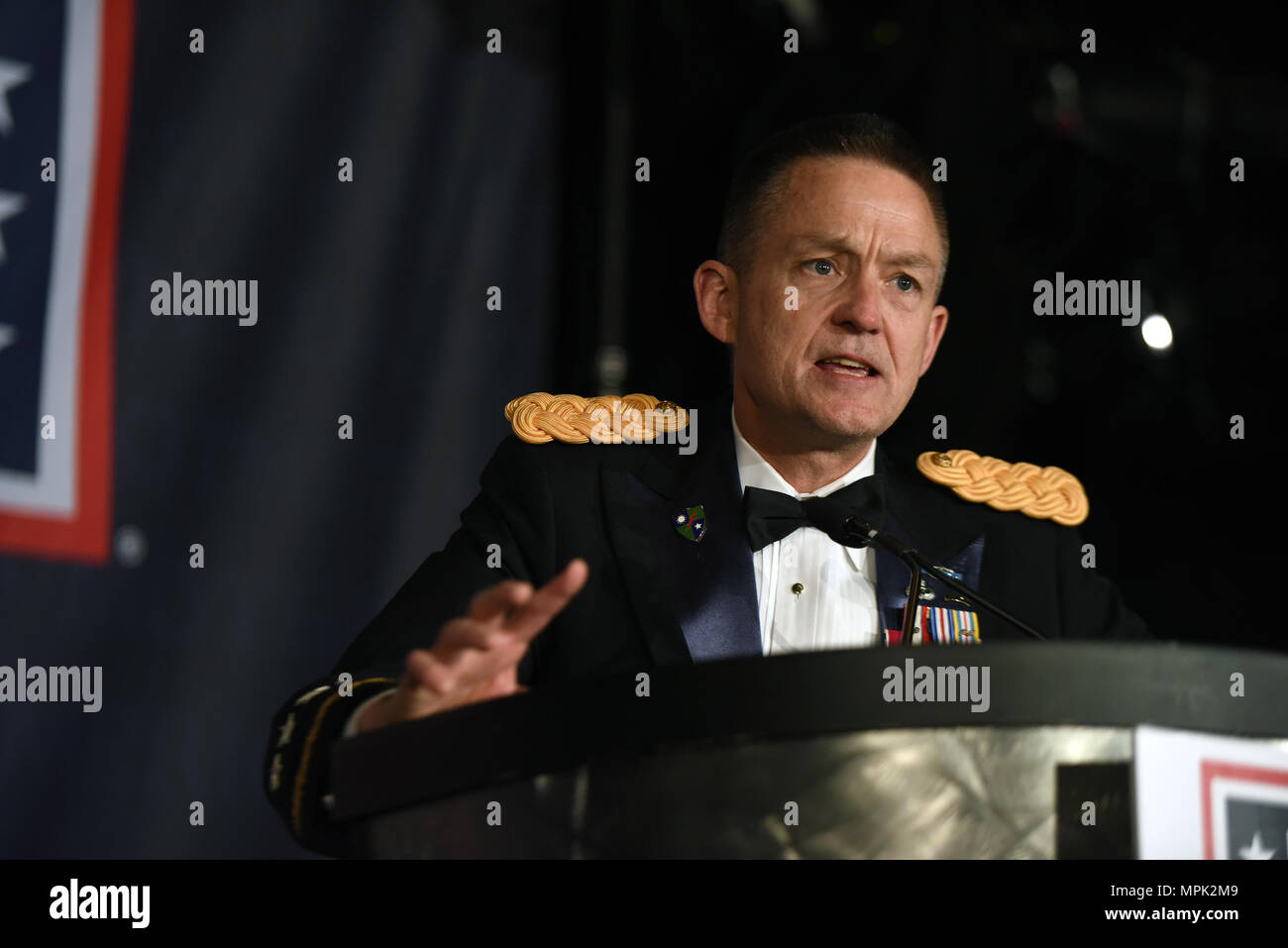 Army Gen. Daniel Allyn, vice chief of staff of the Army, addresses the ...