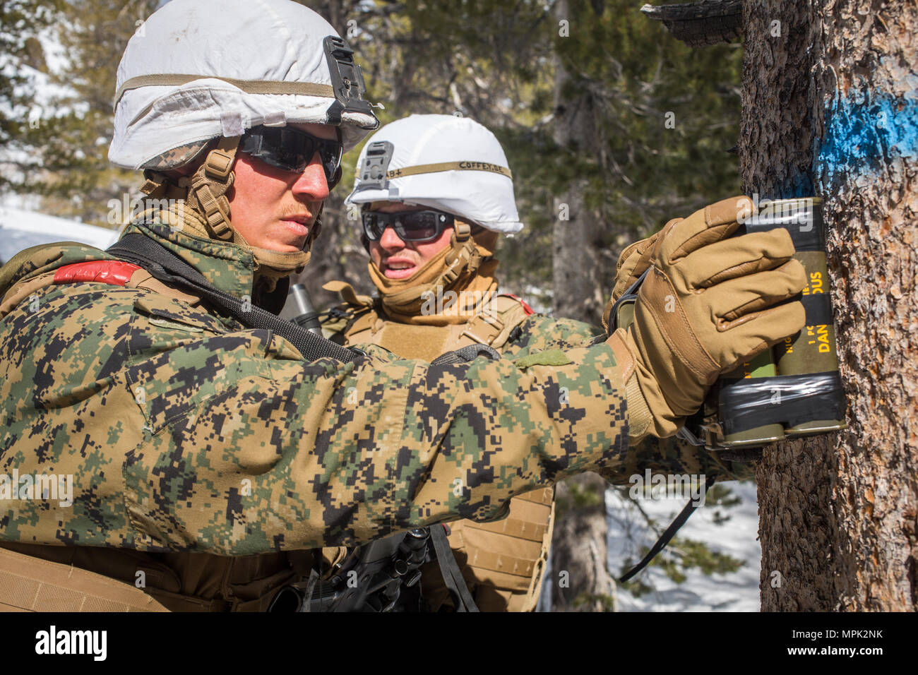 U.S. Marine Corps Cpl. Colton Nelson, combat engineer, Bravo Company ...