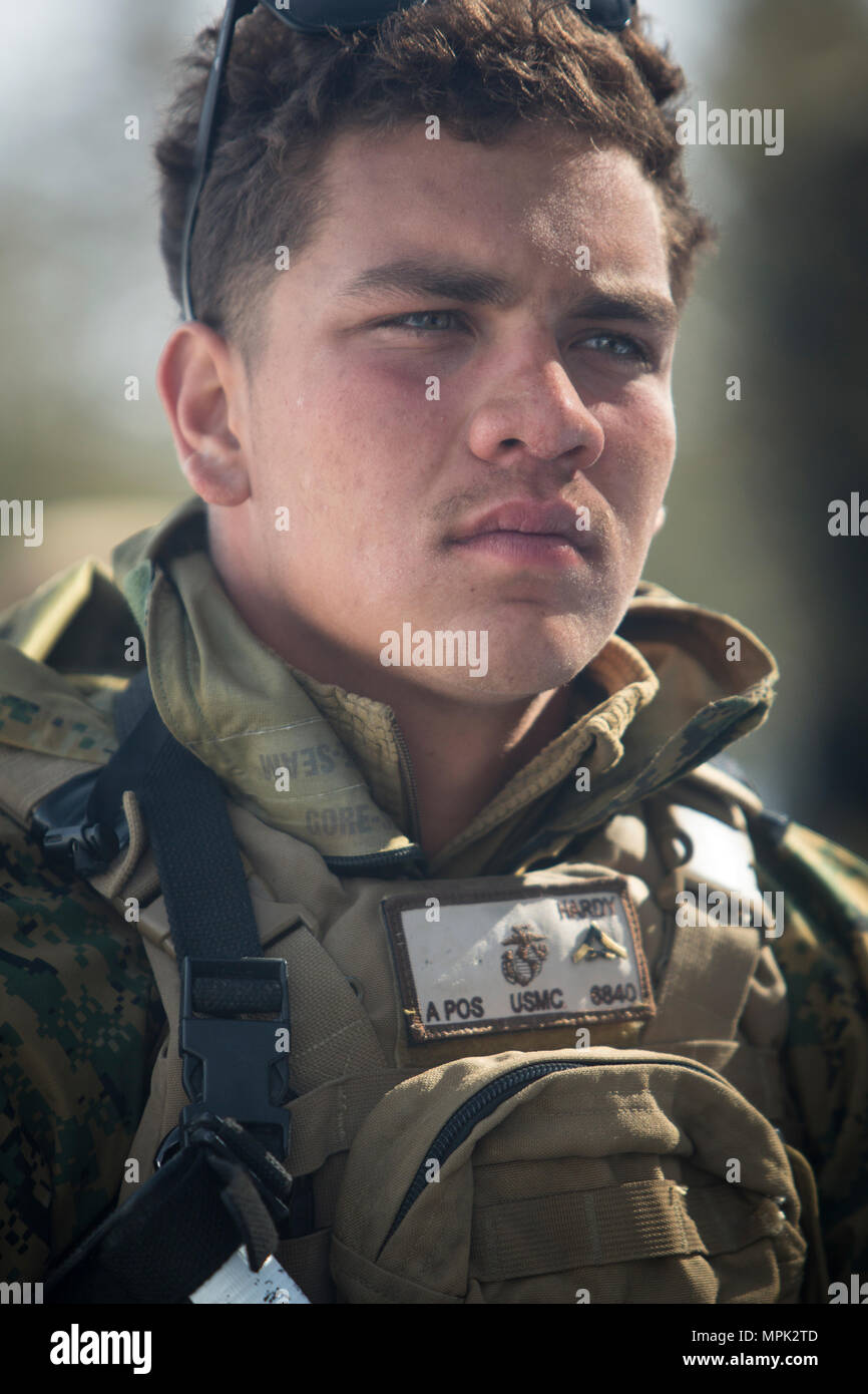 During MTX 2-17 at the Marine Corps Mountain Warfare Training Center ...