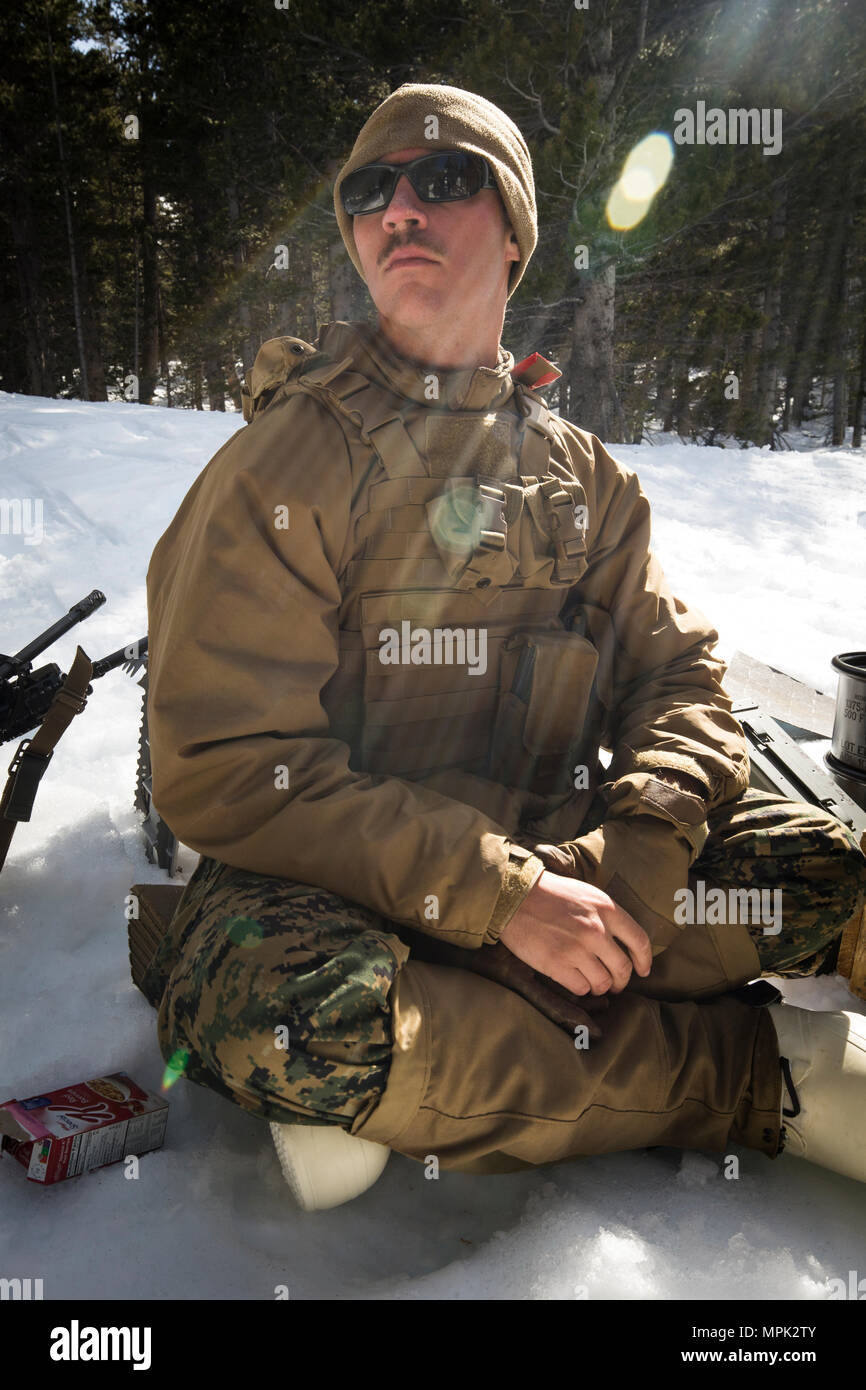 U.S. Marine Corps Pfc. Jason Volpe, bulk fuel specialist, 7th Engineer ...