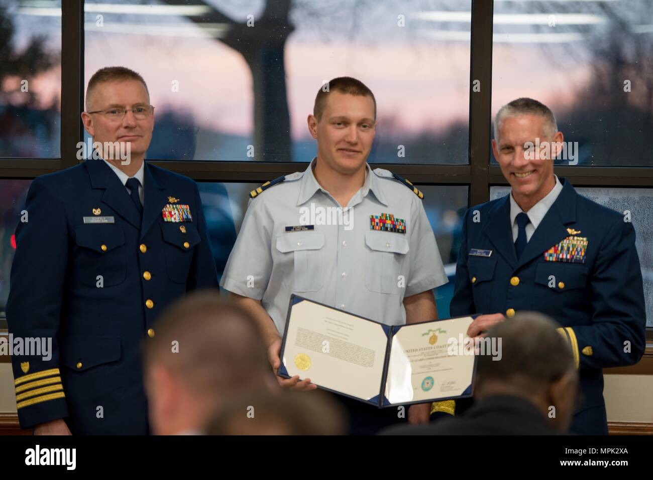 Coast Guard Lt. Nicholas Powell, port engineer for Surface Forces ...
