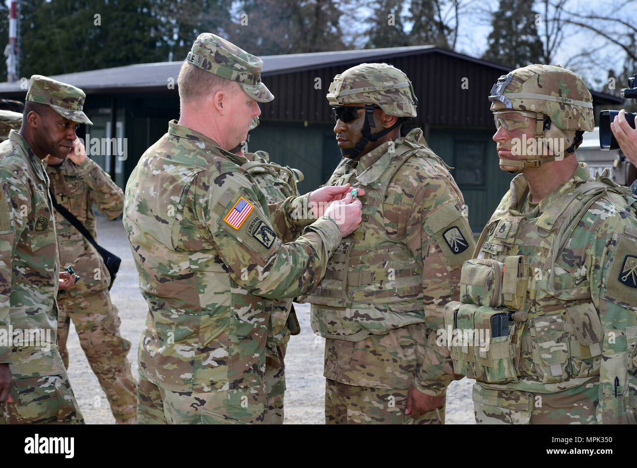 U.S. soldier, assigned to the 16th Special Troops Battialion, 16th ...
