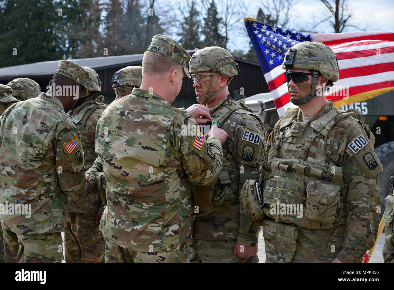 U.S. soldier, assigned to the 16th Special Troops Battialion, 16th ...