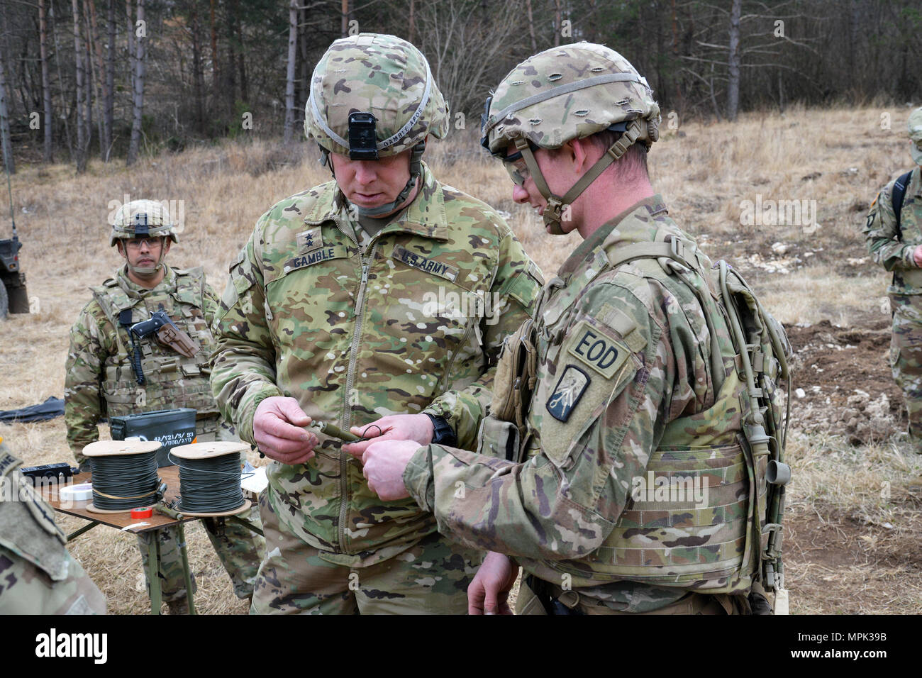 Maj. Gen. Duane A Gamble, Commander of 21st Theater Sustainment Command ...