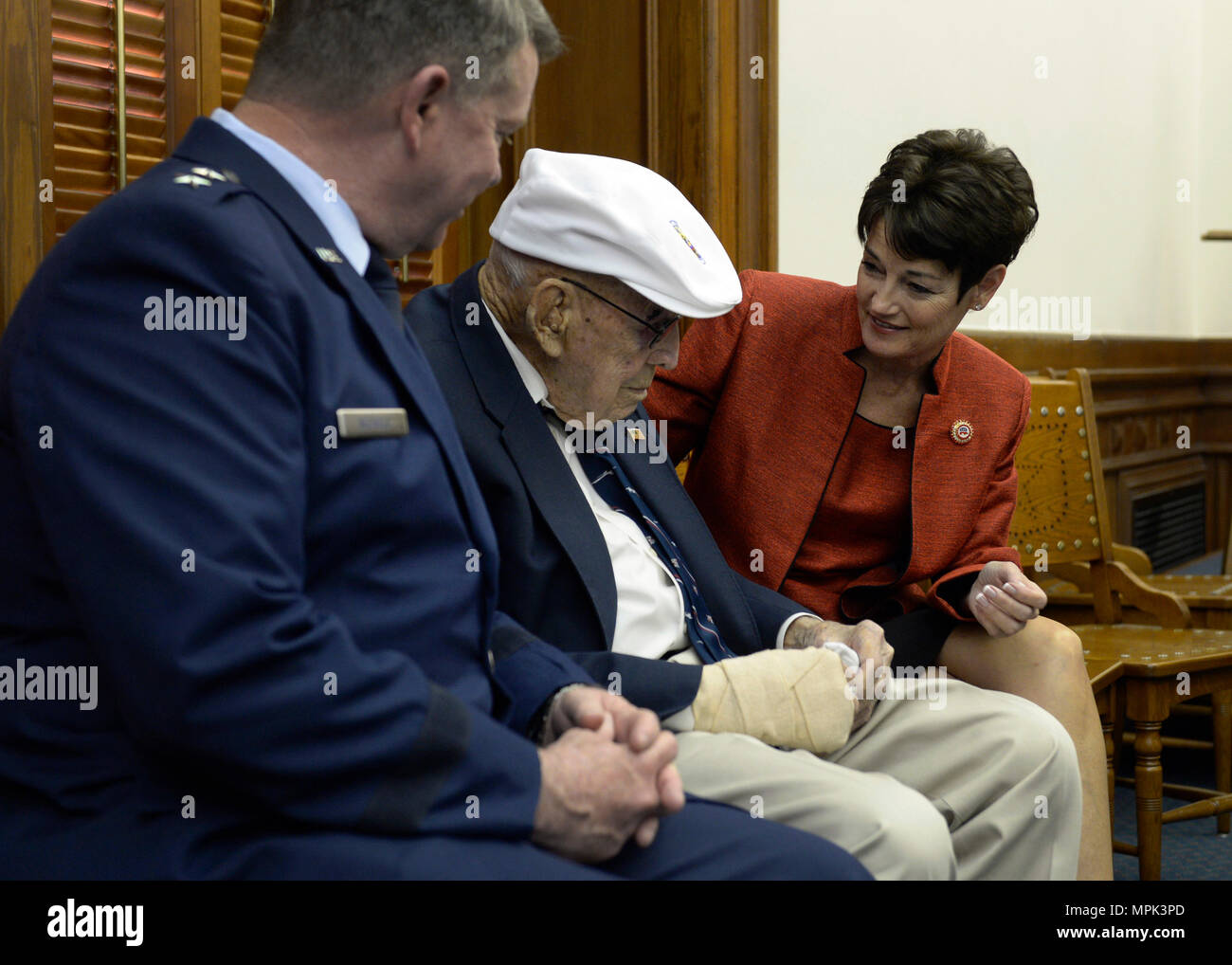 Texas State Sen. Donna Campbell, M.D. (right), of New Braunfels, Texas ...