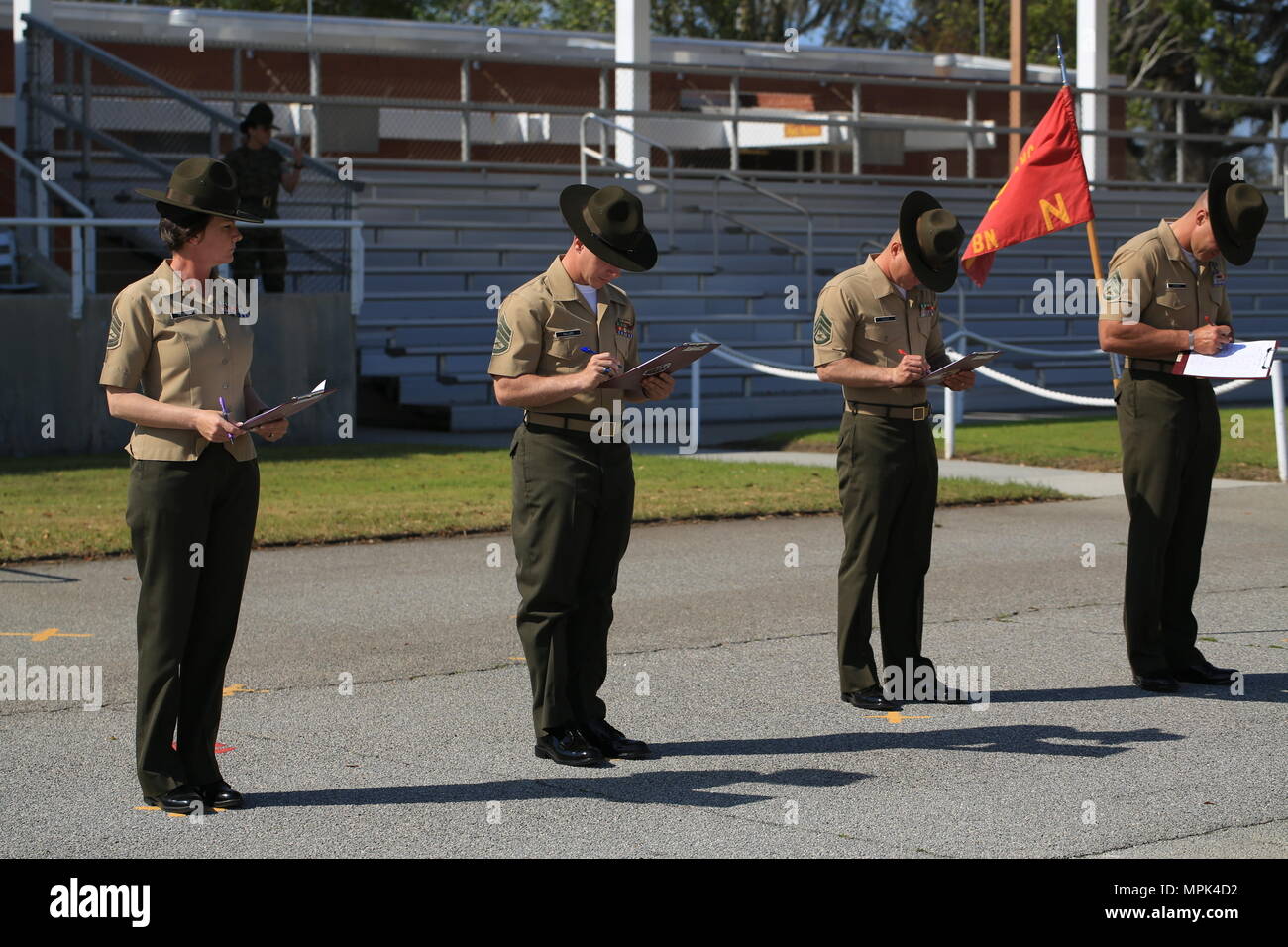 U S Marine Corps Gunnery Sgt Tifanni Hebron Drill Master 4th
