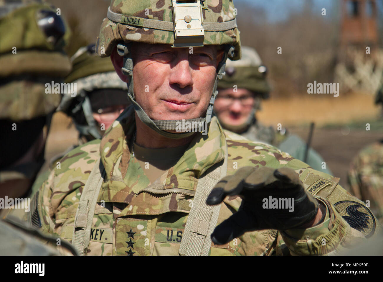 LTG Charles D. Luckey, Commanding General of U.S. Army Reserve Command ...
