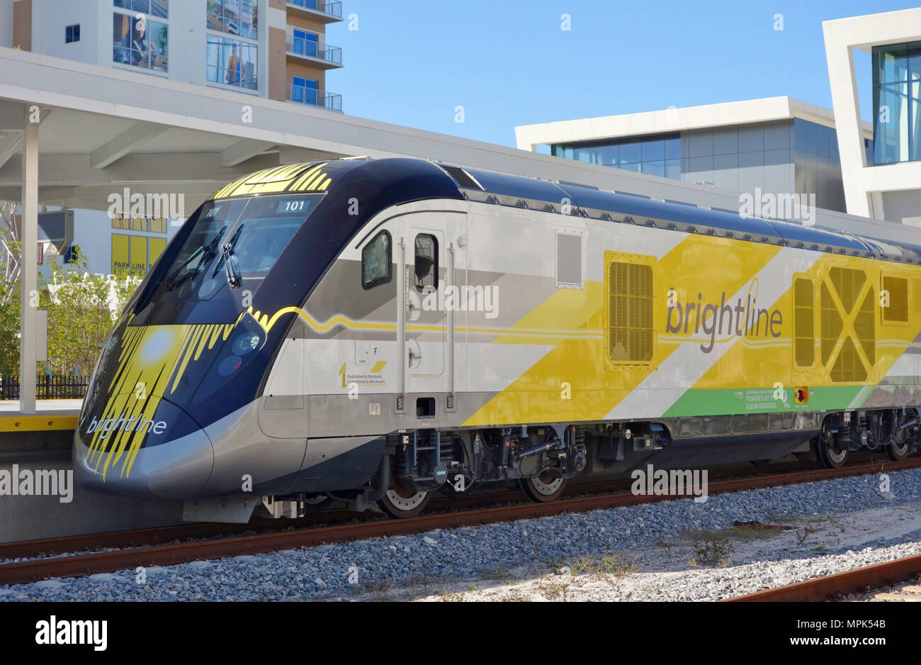 Florida bright line train hi-res stock photography and images - Alamy