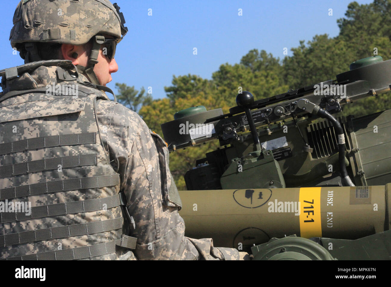 A U.S. Army National Guard Soldier from the 50th Infantry Brigade ...