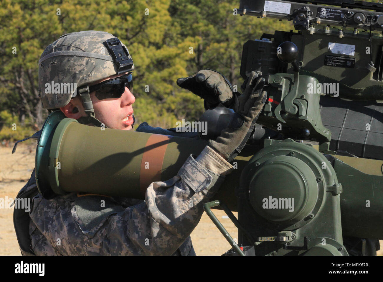 A U.S. Army National Guard Soldier from the 50th Infantry Brigade ...
