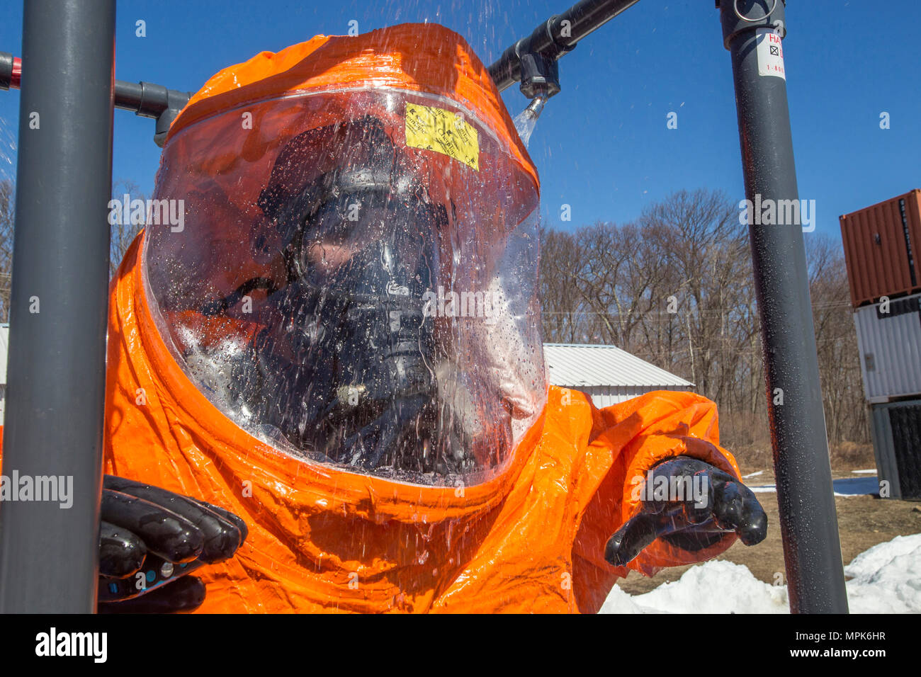Strike Team member Staff Sgt. Nicky Lam with the New Jersey National ...