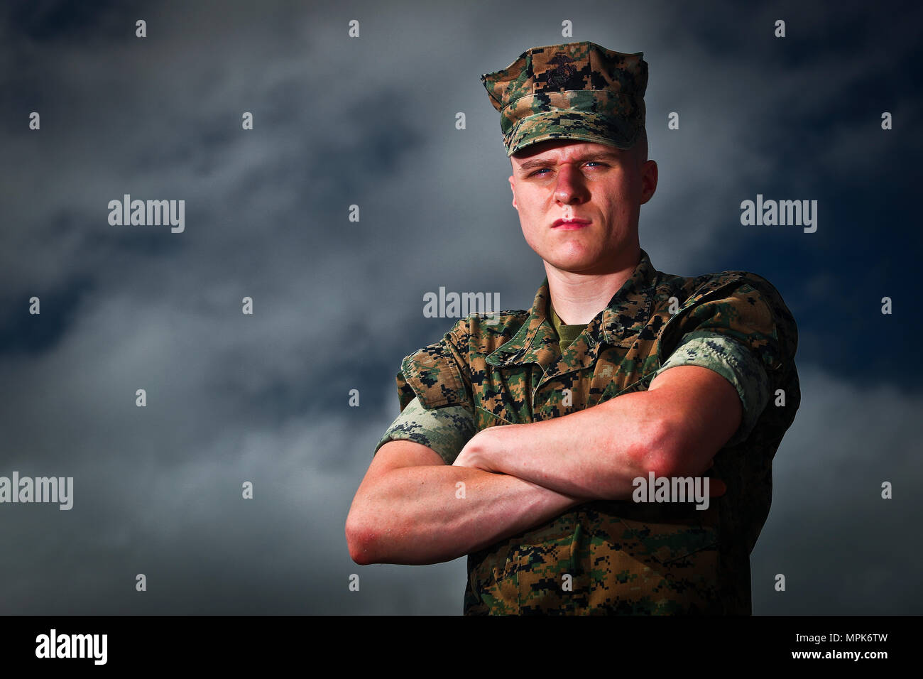 U.S. Marine Corps Lance Cpl. Matthew Kirk, a public affairs specialist ...