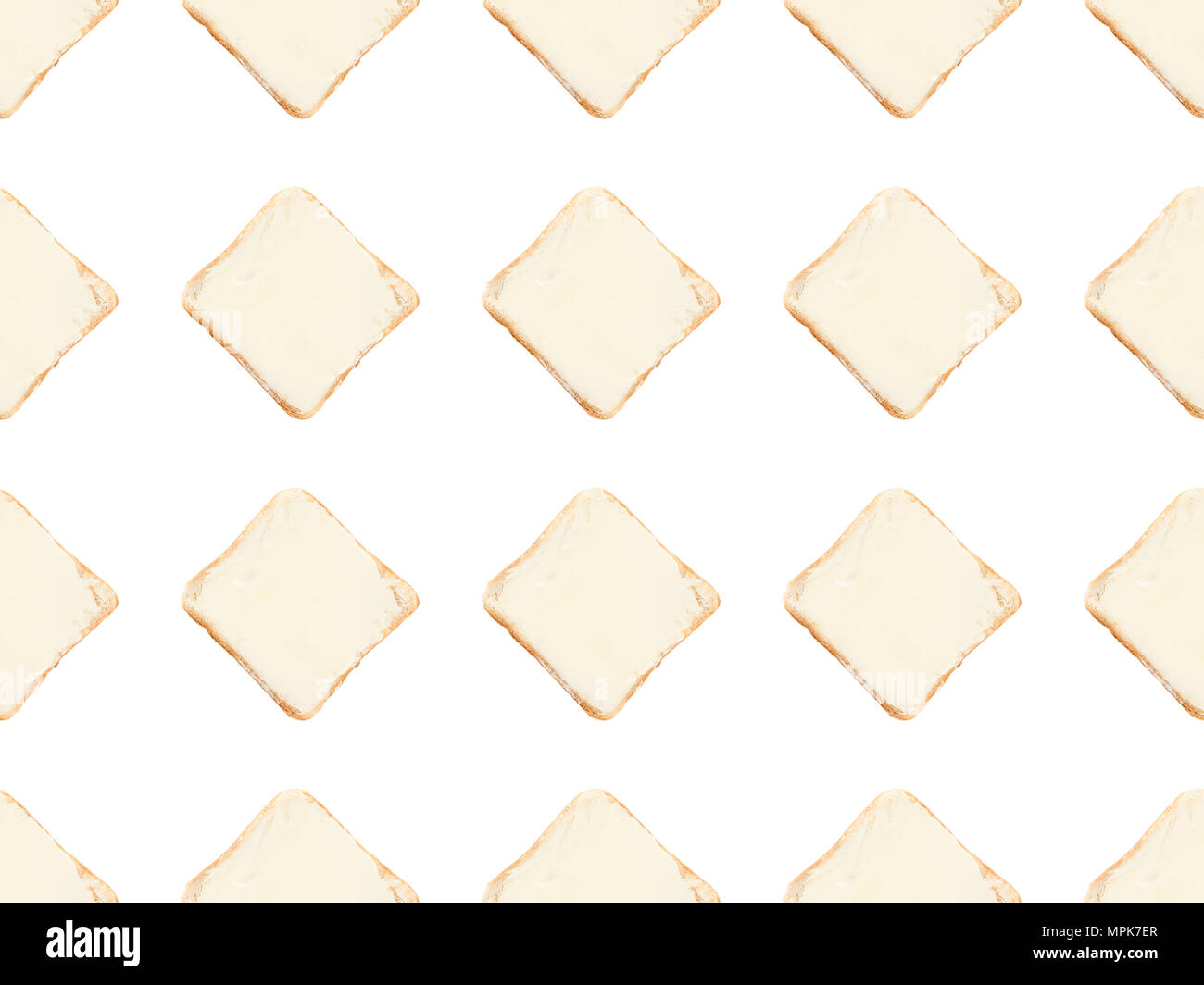 toasts with butter pattern Stock Photo - Alamy