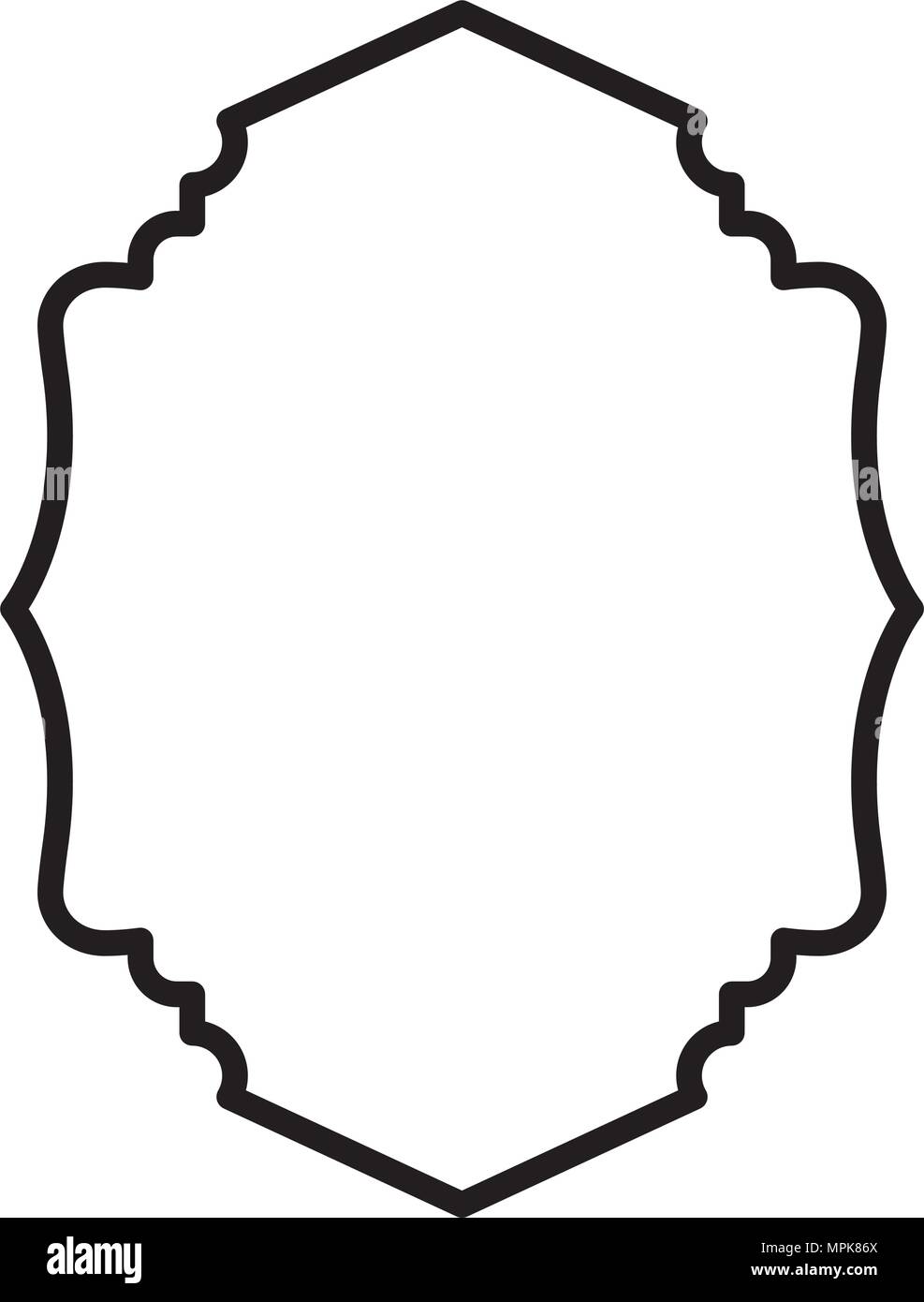 elegant frame simple icon Stock Vector Image & Art - Alamy