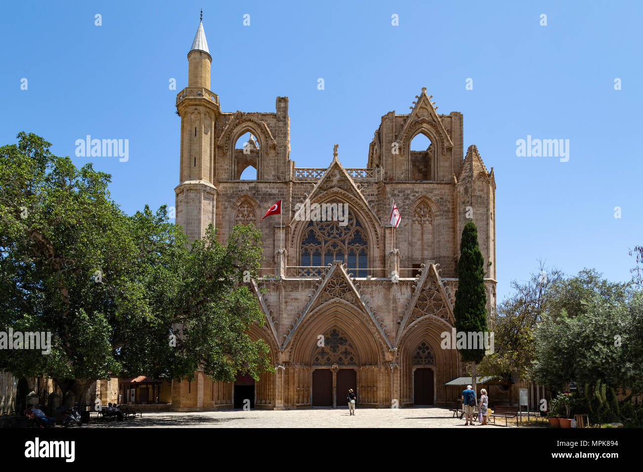 Lala Mustafa Pasha Mosque in Famagusta in the Turkish Republic of ...