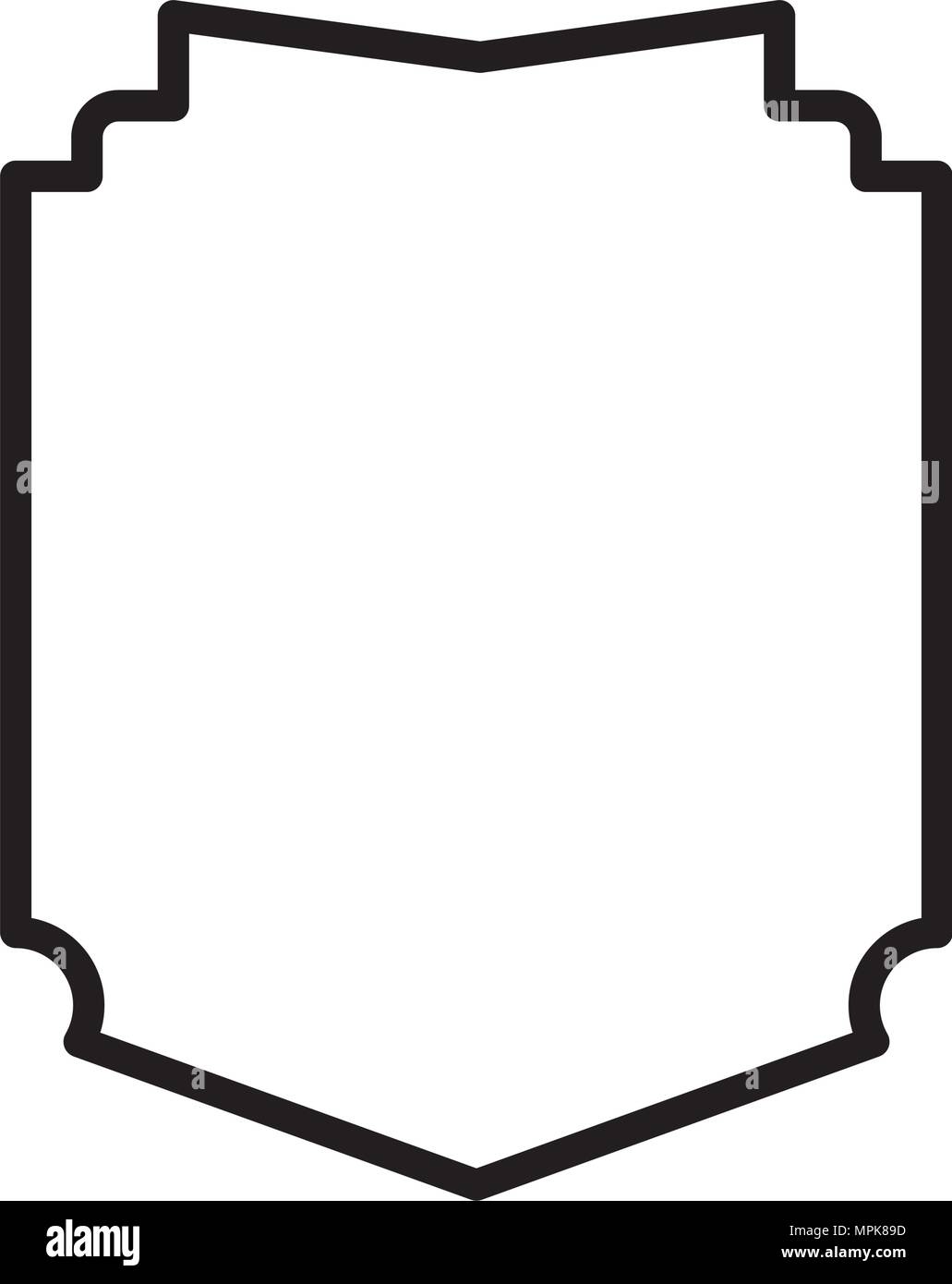 elegant frame simple icon Stock Vector Image & Art - Alamy