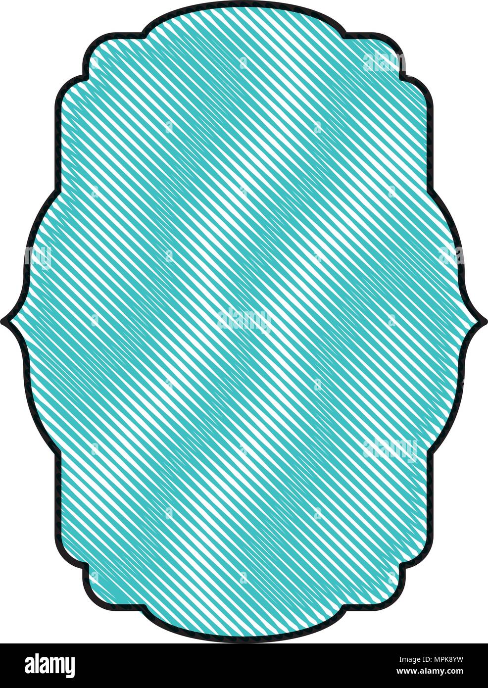 elegant frame simple icon Stock Vector Image & Art - Alamy