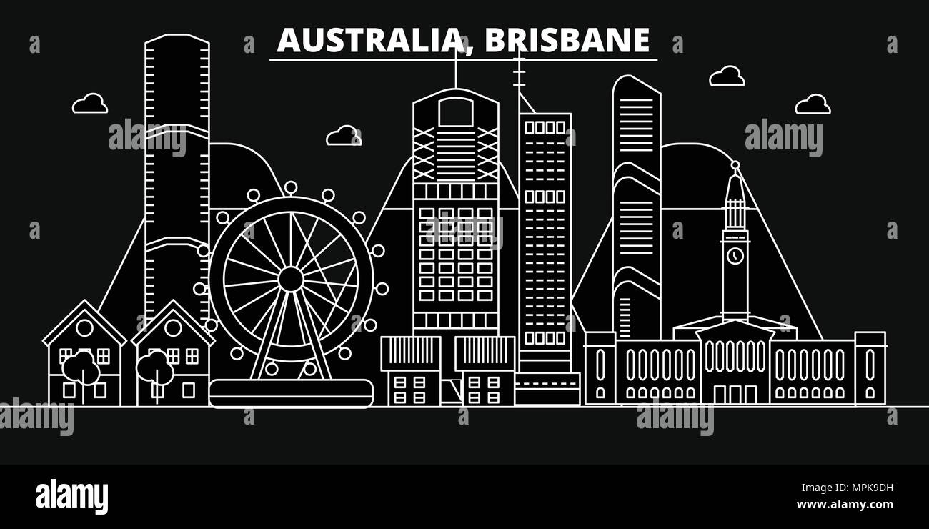 Brisbane skyscraper city Stock Vector Images - Alamy