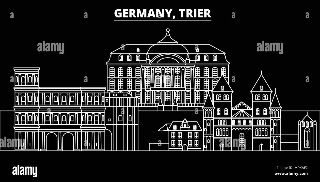 Trier map hi-res stock photography and images - Alamy
