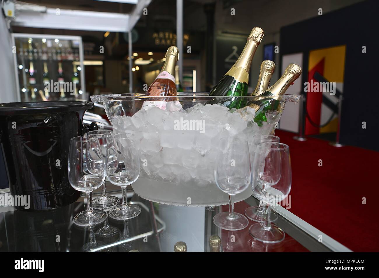 London Wine Fair 21 - 23 May 2018 Stock Photo - Alamy