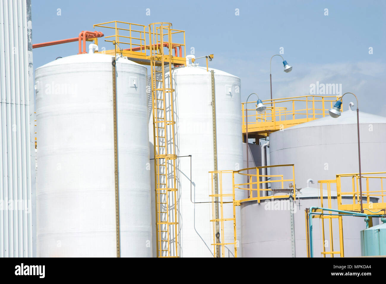 Chemical Industry, Storage Tank In Industrial Plant Stock Photo - Alamy