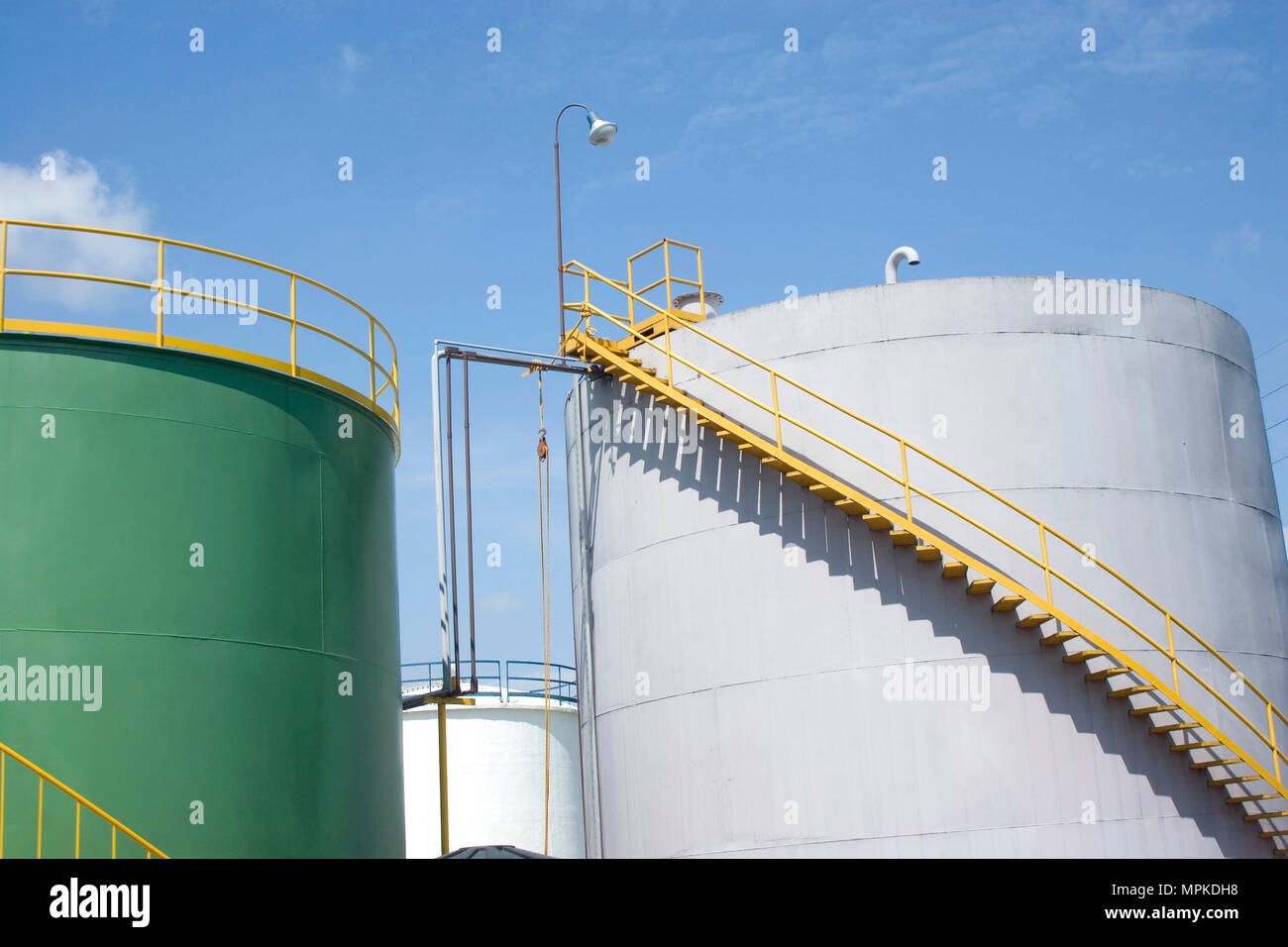 Chemical Industry, Storage Tank In Industrial Plant Stock Photo - Alamy