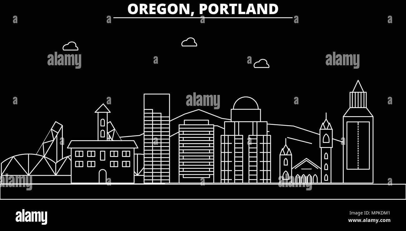 Old portland map Stock Vector Images - Alamy