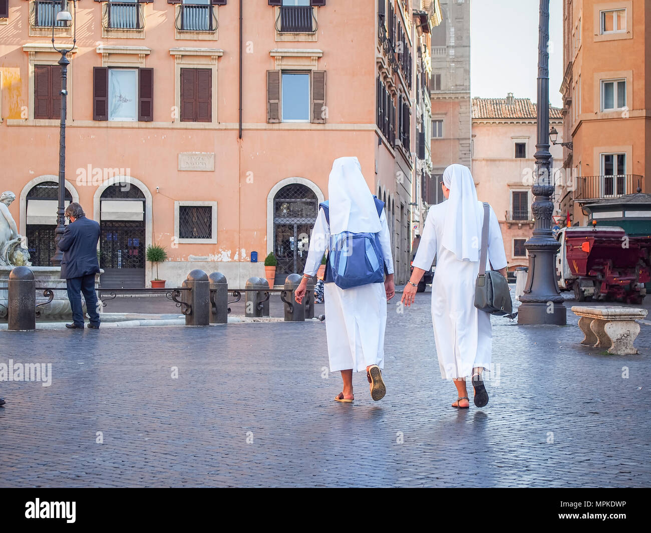 Nun steps hi-res stock photography and images - Alamy