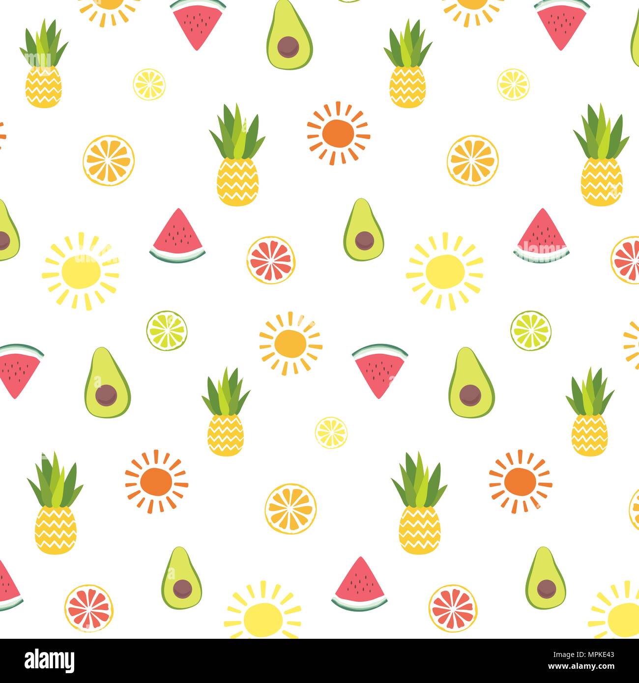 Avocado pattern vector vectors hi-res stock photography and images - Alamy