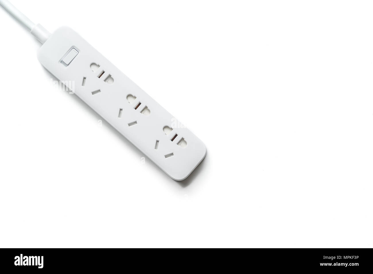 socket and plug electric power bar white color isolate. save energy and ...