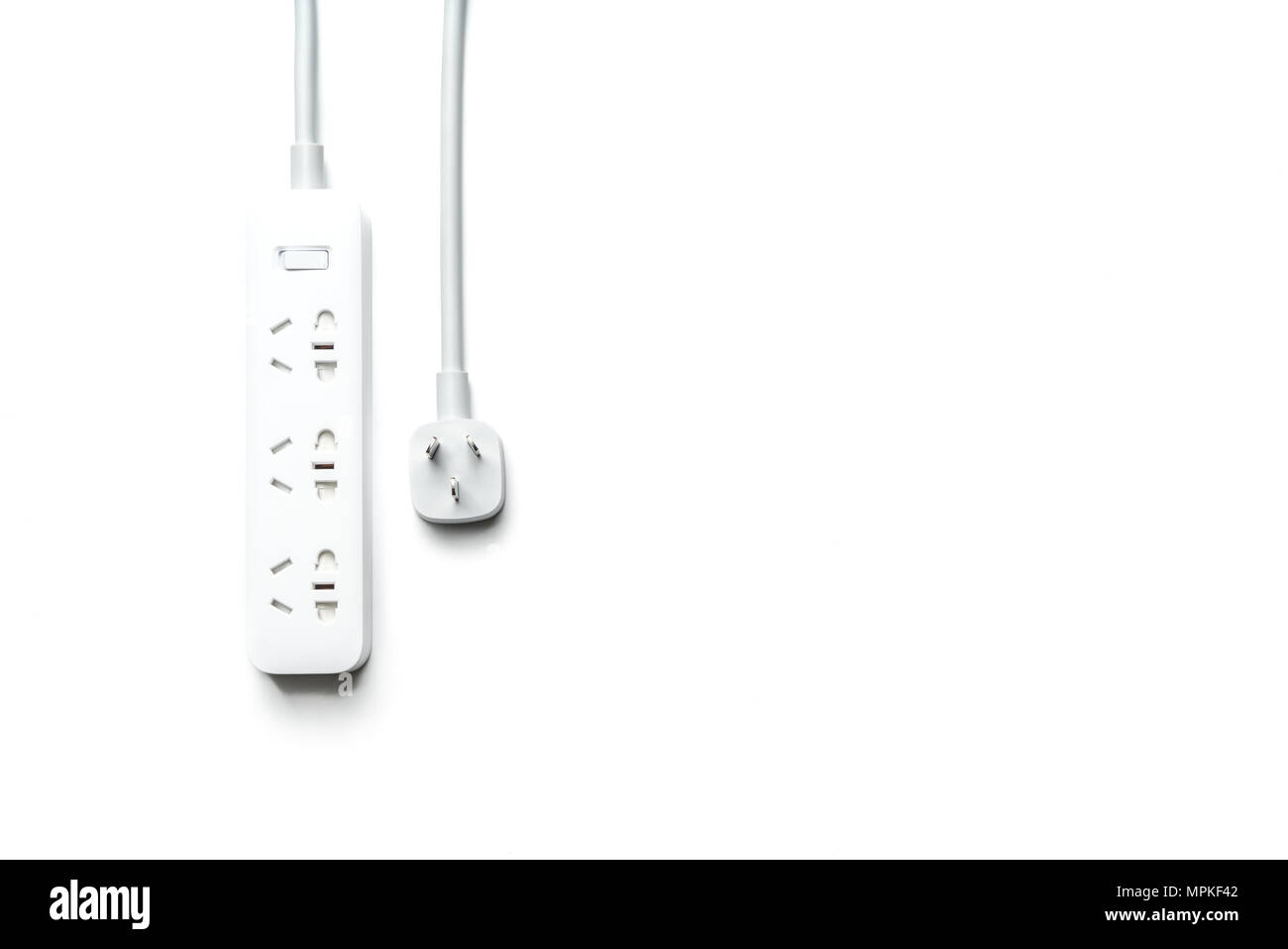 socket and plug electric power bar white color isolate. save energy and ...