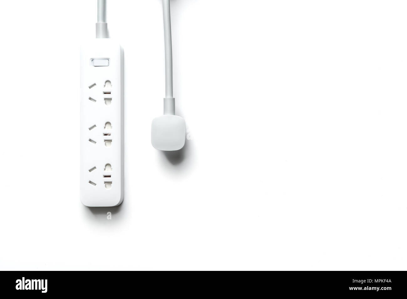 Electric double socket Cut Out Stock Images & Pictures - Alamy