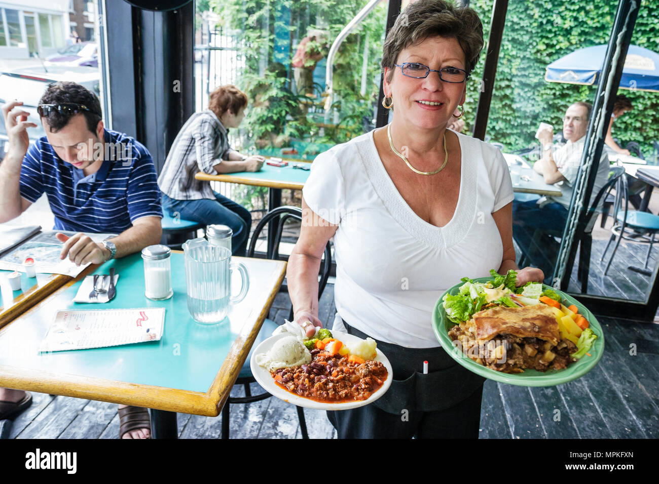 Montreal Canada,Quebec Province,rue Ontario,Chez Clo Restaurant Bistro ...