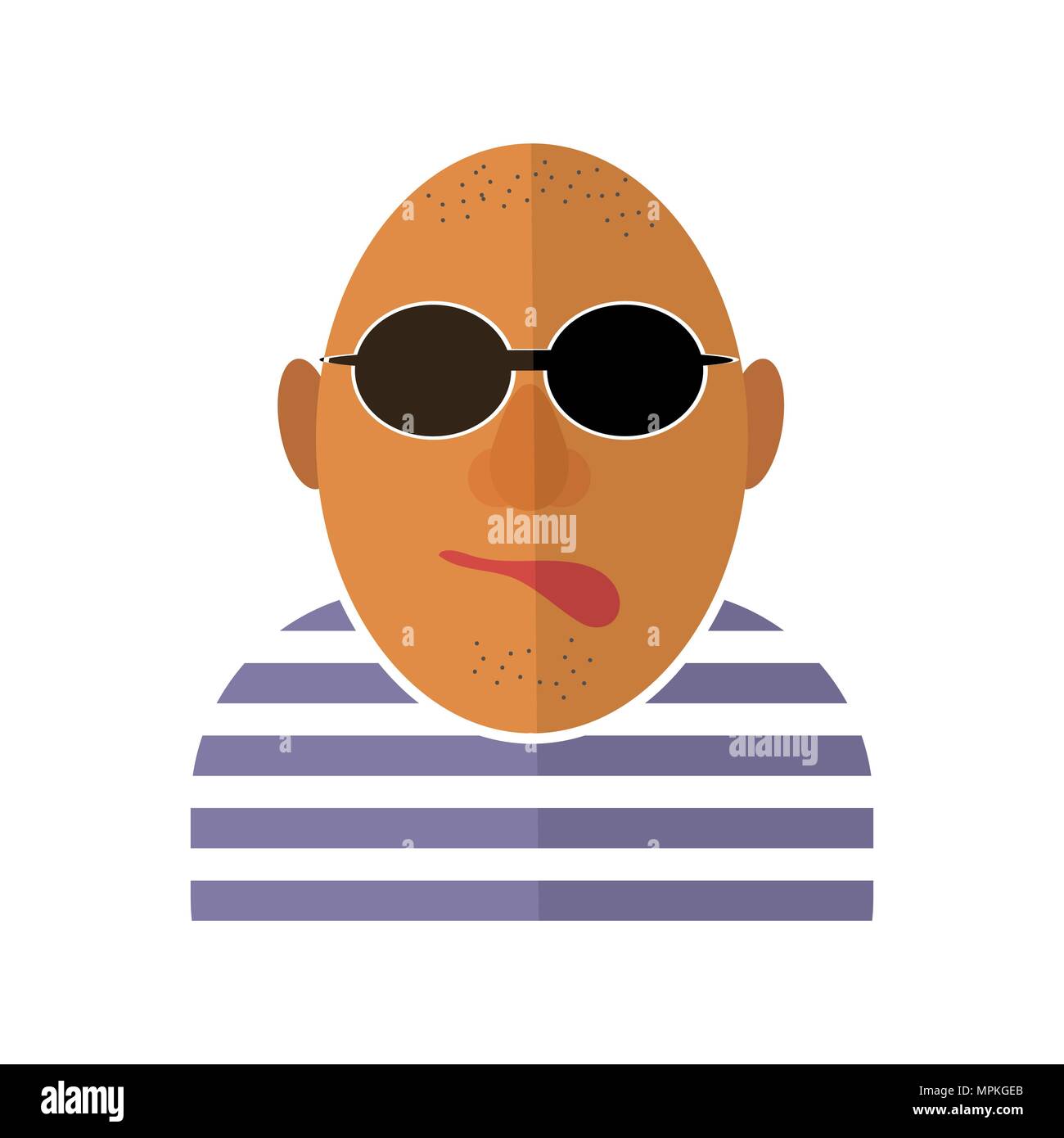 Gangster man mask silhouette hi-res stock photography and images - Alamy