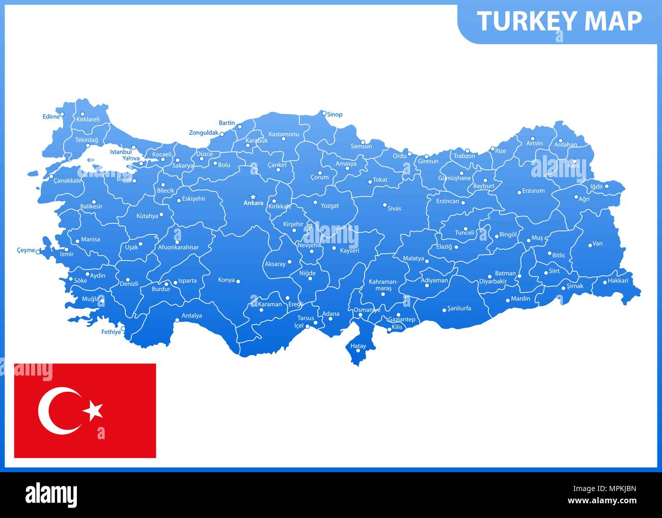 Turkey political map capital national hi-res stock photography and ...