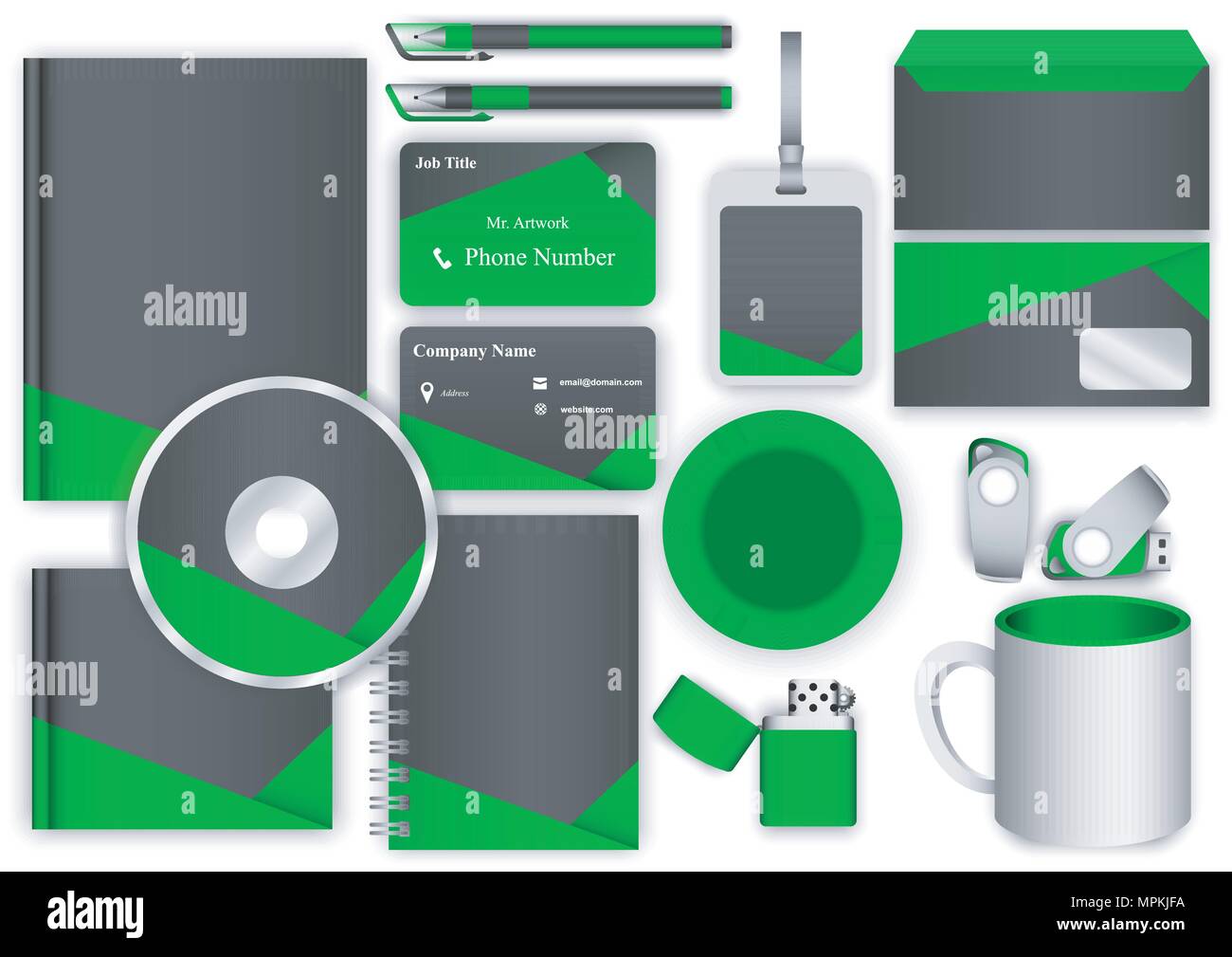 Vector design pack business hi-res stock photography and images - Alamy