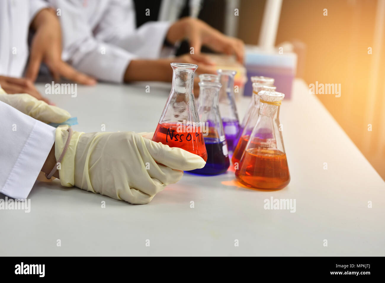 Lab Chemistry Laboratory Science Students Stock Photo - Alamy